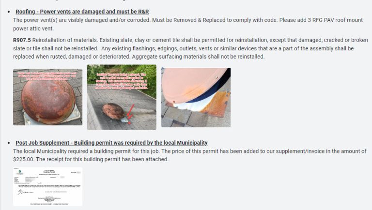Insurance Supplement Tool - Restoration AI